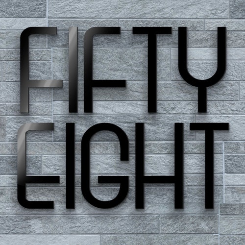 Round House Number Sign Street Address Sign Letterbox Sign - Etsy