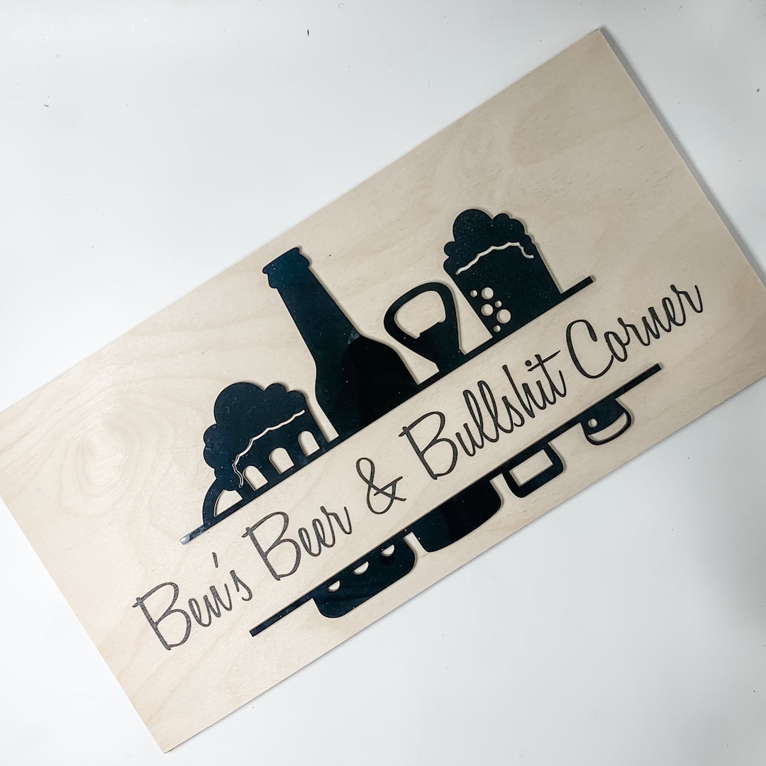 Personalised Bar Sign, 3d Bar Sign, Custom Bar Door Signs - Etsy Australia