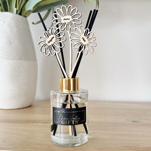Personalised Flower Diffuser, Mother's Day Gift, Family Name Diffuser ...