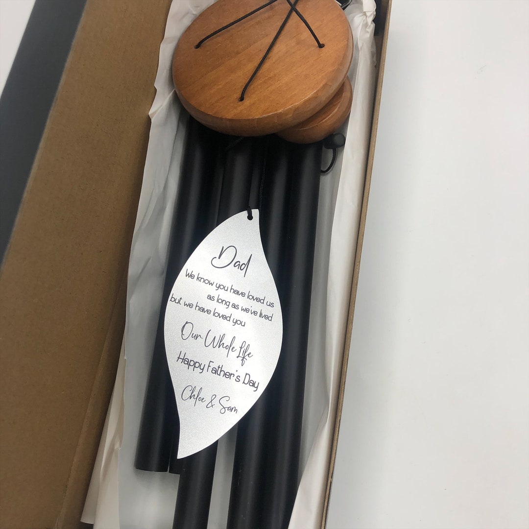 Father's Day Wind Chimes | Personalised Wind Chimes | Gift for Dad ...