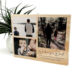 Custom 3 Photo Free Standing Collage - Etsy