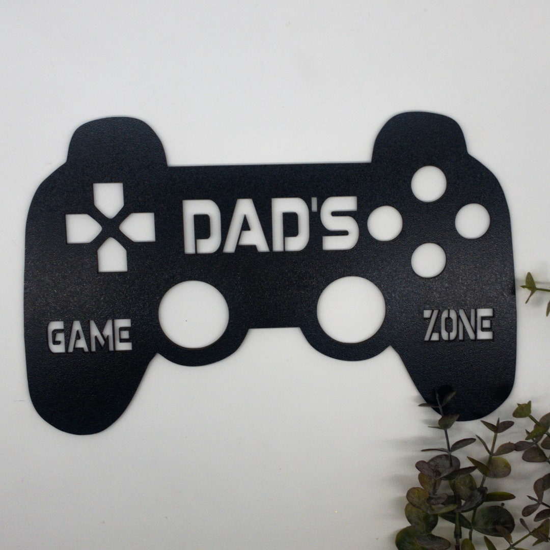 Custom Gaming Sign, Personalised Wooden Game Sign, Father's Day Sign ...