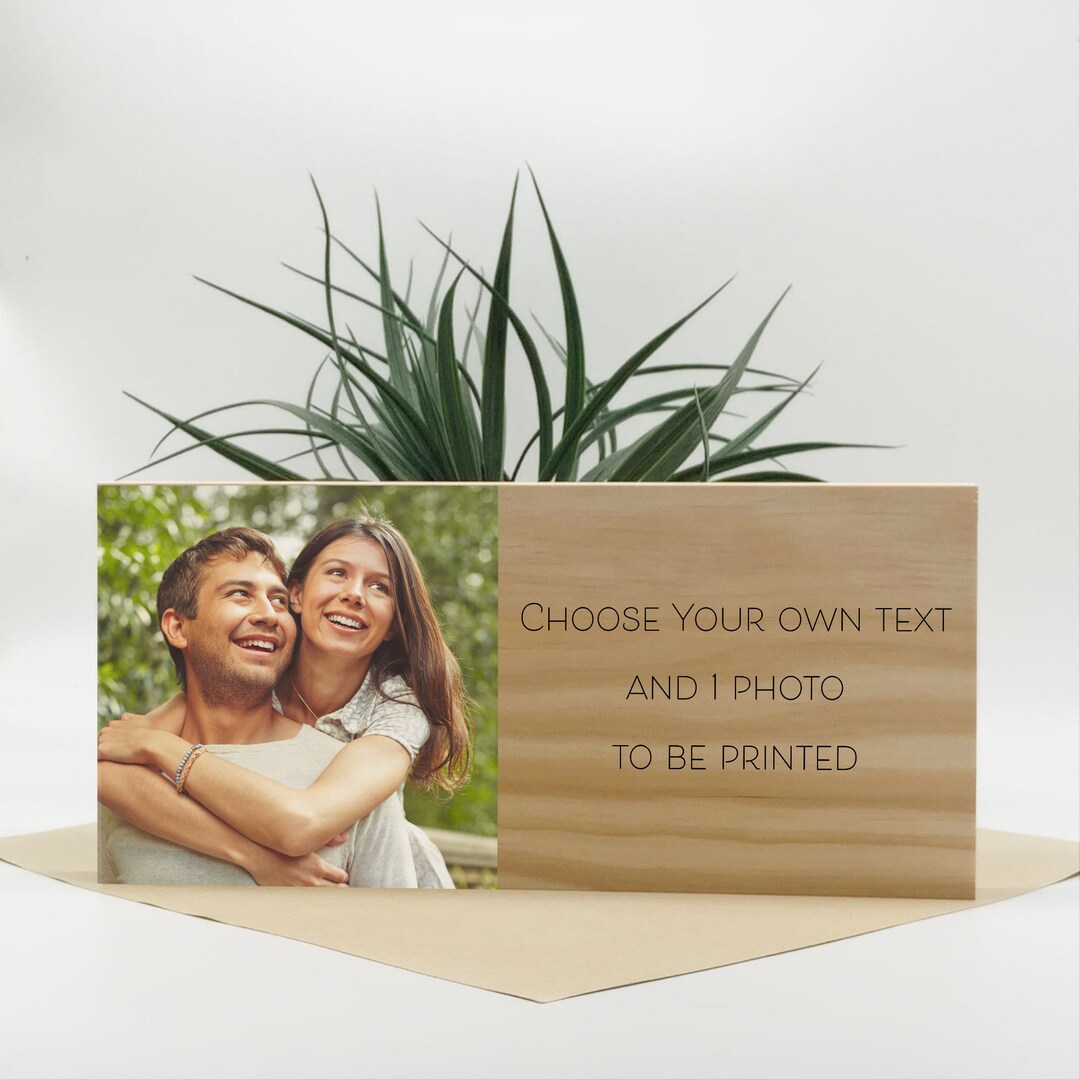 Personalised Photo Gifts - Custom Block - Etsy Australia