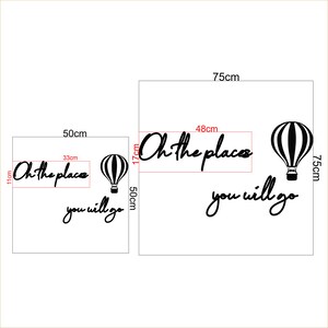 Places You Will Go Laser Cut Sign / Kids Bedroom Sign / Wooden Wall ...