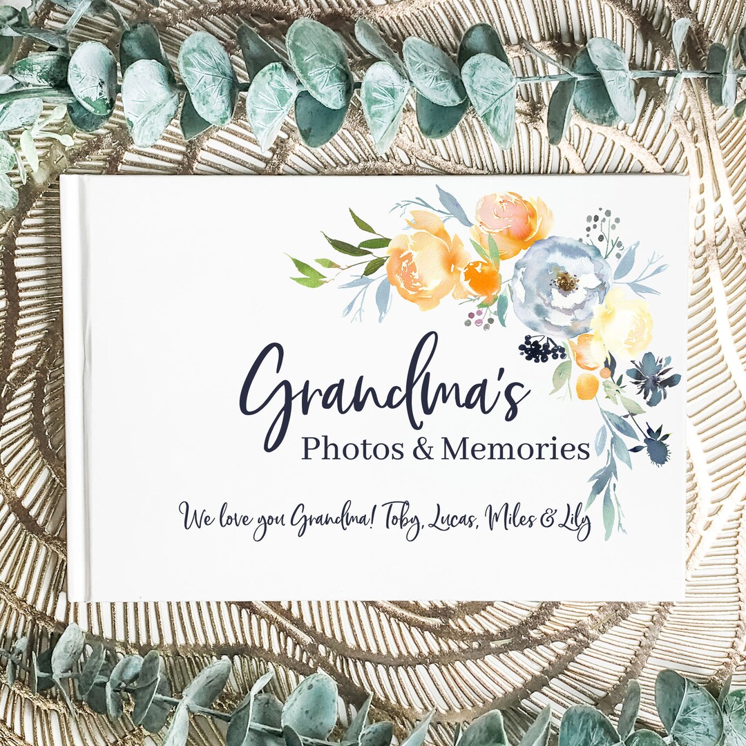 Photos and Memories Memory Book, Custom Memory Book, Personalised ...