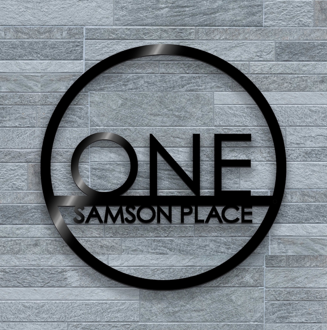 Round Written Address Sign, House Number Sign, Letterbox Sign ...