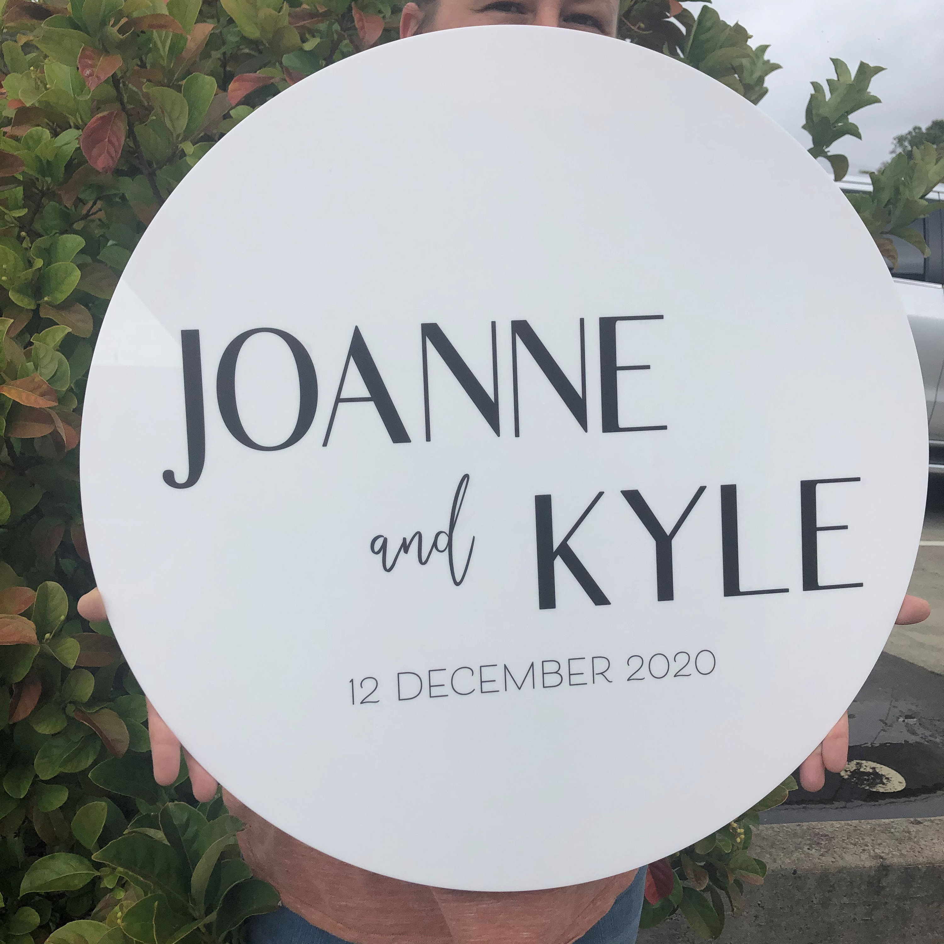 Custom Round Welcome Sign - Etsy Australia