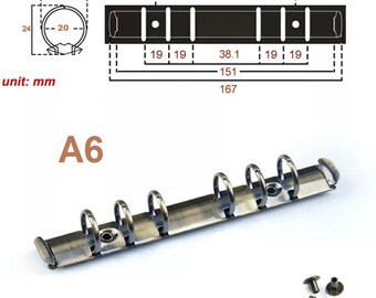 Book Bindersize for B6 ornament 6-Ring Binder20R 35R | Etsy