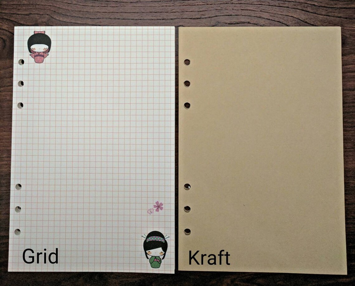 A5 PRINTED Planner Inserts A5 Planner Printed Inserts 30-32 - Etsy