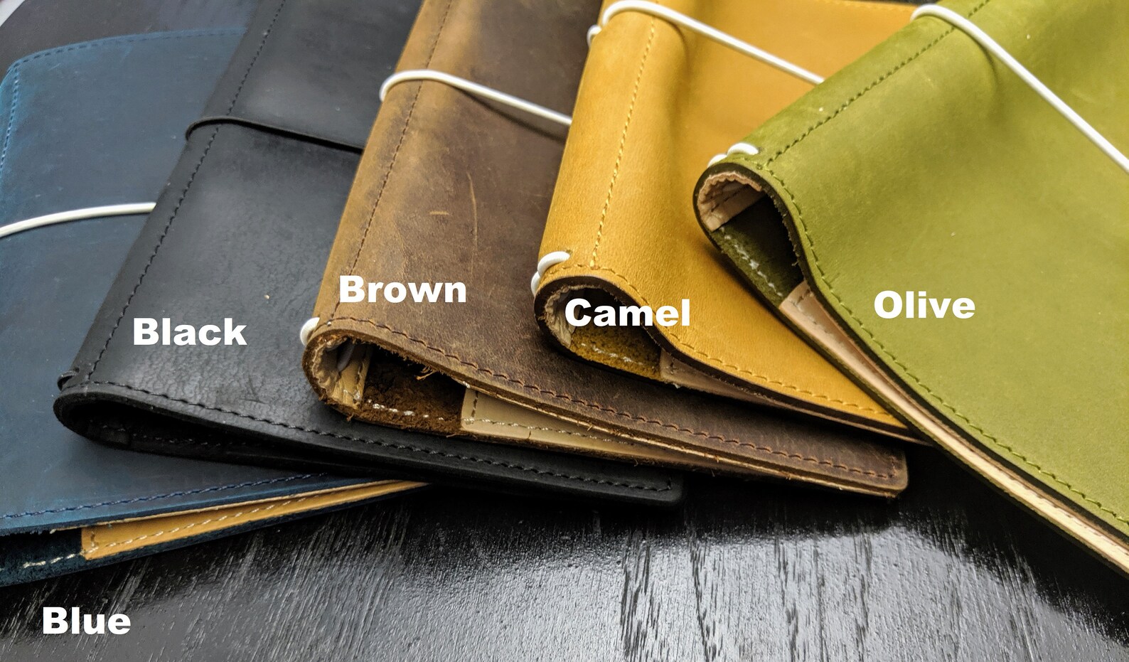 A6 Size Travelers Notebook With Pockets Cowhide Leather | Etsy