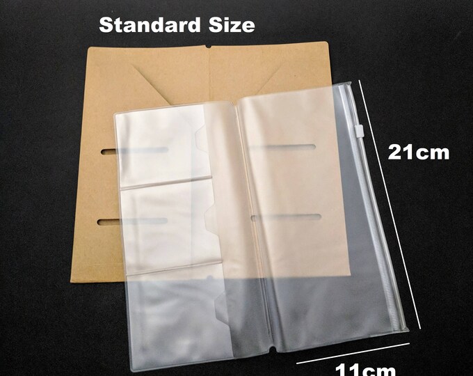 3 Sizes Oxford Fabric File Folder Insert for Traveler's Notebook ...