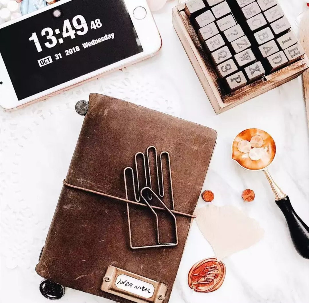 Hand Paper Clips, Cute Planner Clips, Bookmarks, Japanese Classic Paper ...