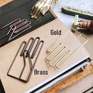 Hand Paper Clips, Cute Planner Clips, Bookmarks, Japanese Classic Paper ...