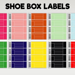 Shoe Box Template, Mini Sneaker Box Template, Valentine's Gift Box, Box ...