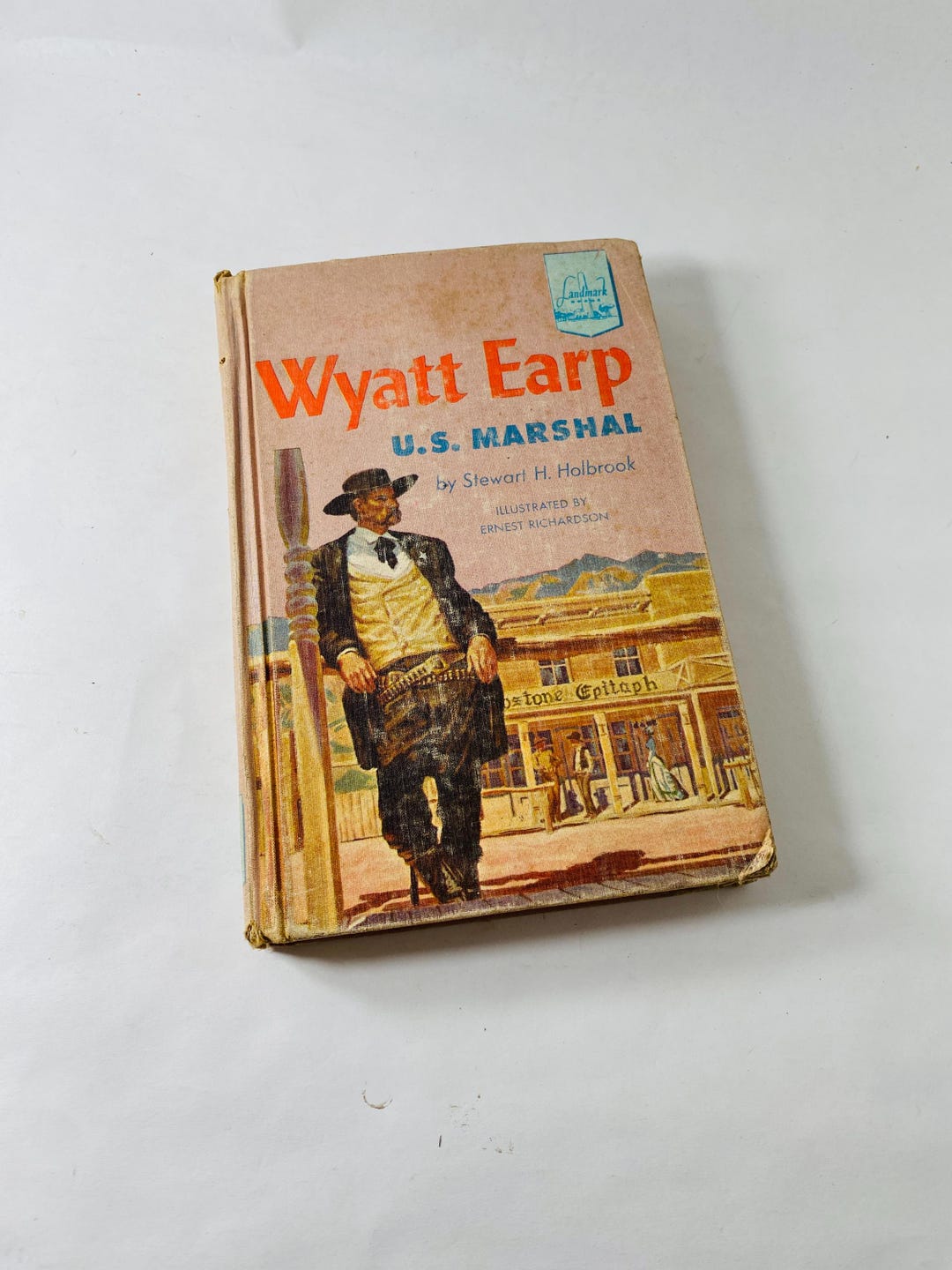 Wyatt Earp US Marshall Vintage Landmark Book by Stewart Holbrook Circa ...