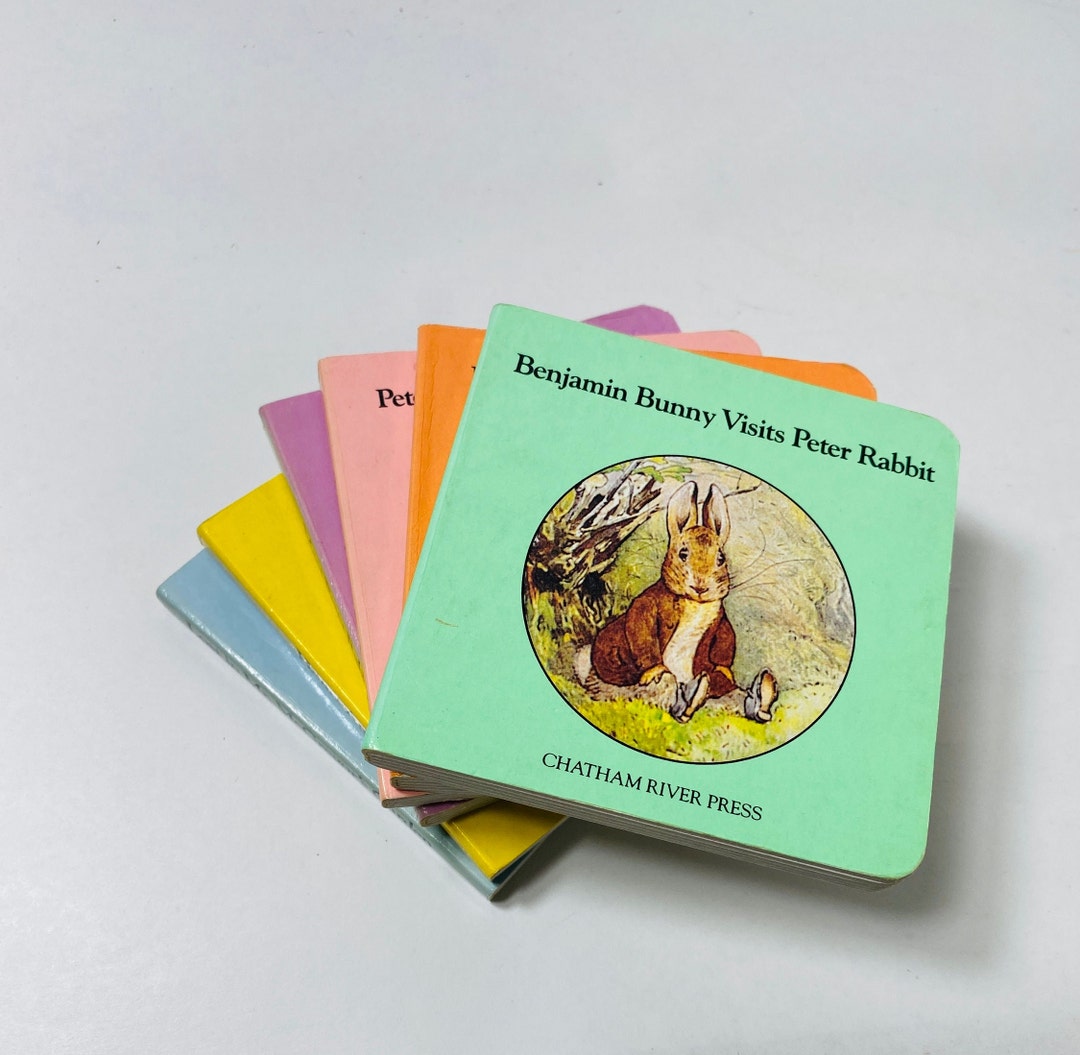Beatrix Potter Vintage Peter Rabbit Children’s Books Miniature Board ...