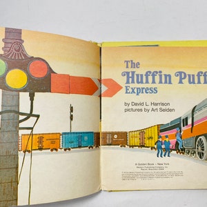 1974 Huffin Puff Express Vintage Whitman Tell-a-tale Little Golden ...