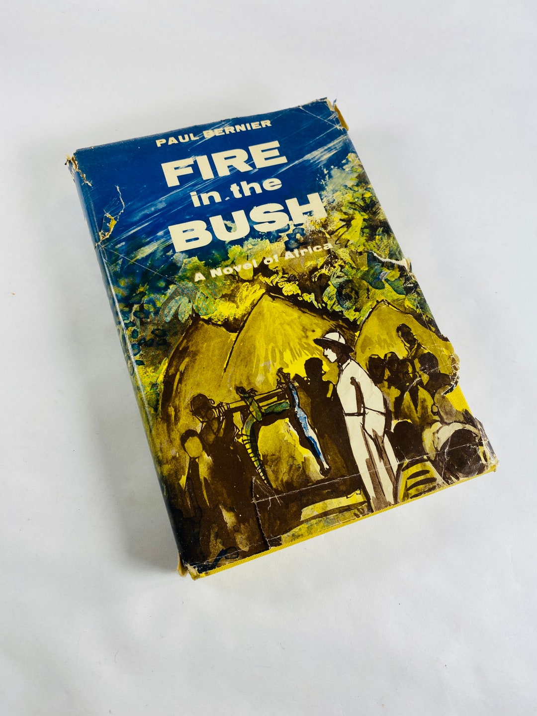 Fire in the Bush FIRST EDITION Vintage Book of Africa by Paul Bernier ...