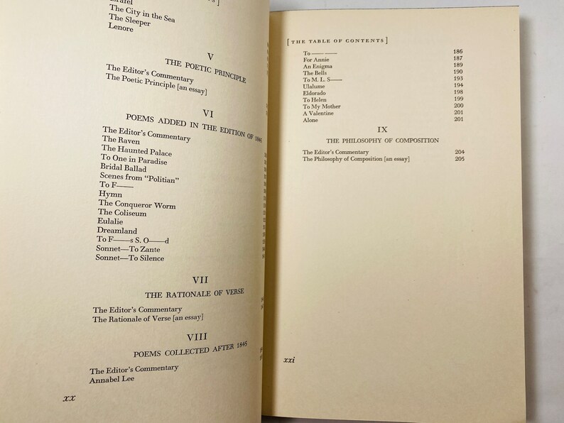 Edgar Allan Poe Heritage Press Vintage Book of Complete Poems Circa ...