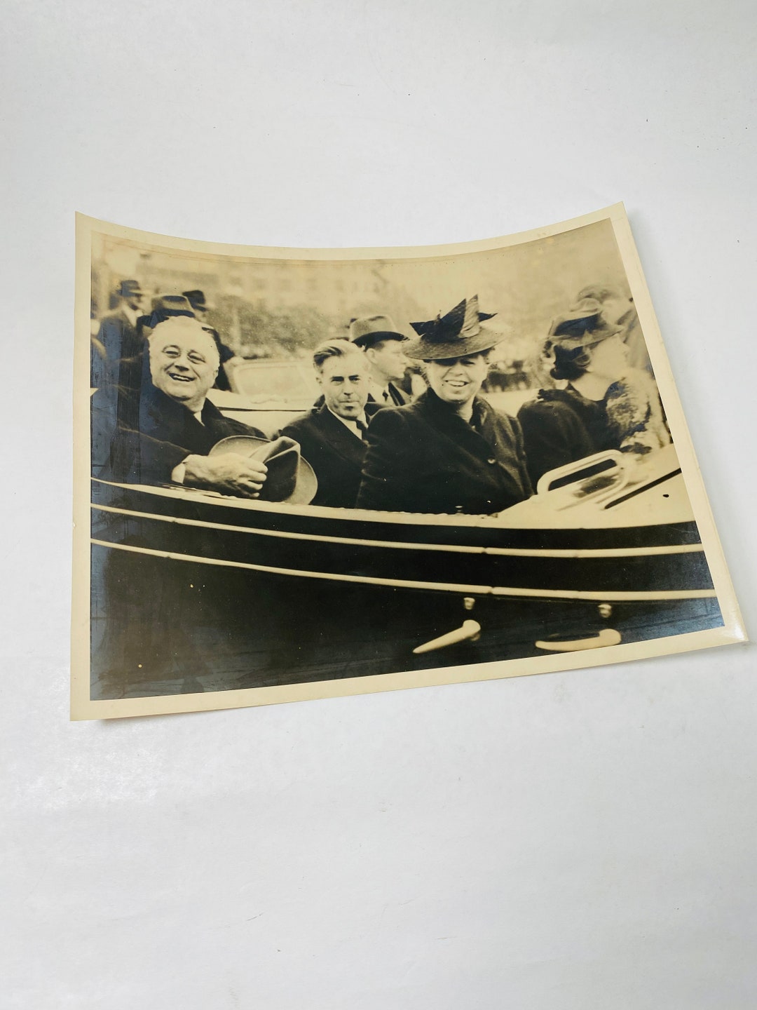 1943 Franklin Delano Roosevelt Eleanor Roosevelt Campaign FDR WWII 10x8 ...