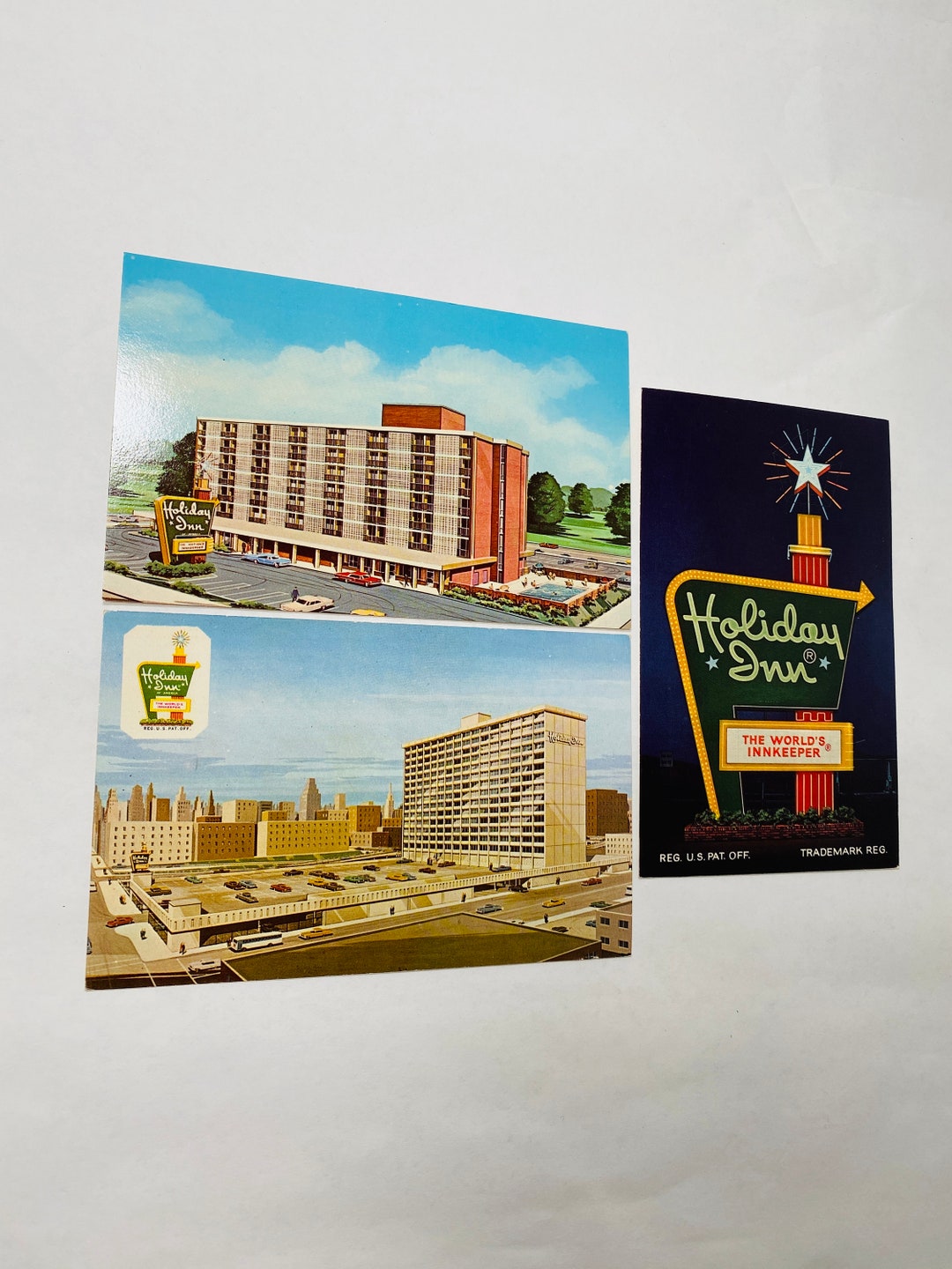 1960s Holiday Inn Vintage Postcard Lot Set Chicago Illinois St. Joseph ...