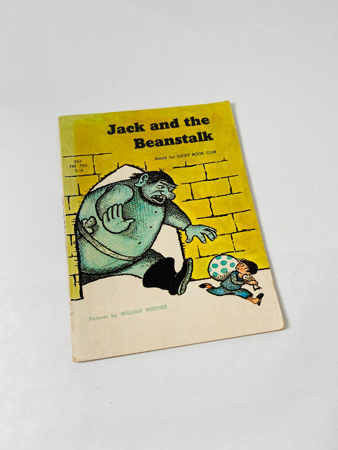 1966 Jack & the Beanstalk Vintage Paperback Picture Book. Home Decor ...