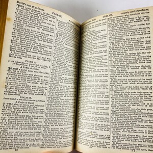Antique Holy Bible Circa 1887 Vintage Oxford Leather Book KJV King ...