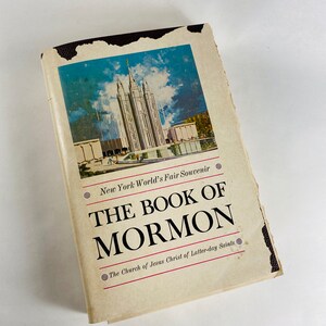 Book of Mormon Vintage Collectible Circa 1950 Church of Latter Day ...