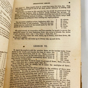1849 Mathematics RARE Pre Civil War Arithmetic Textbook Inductive ...