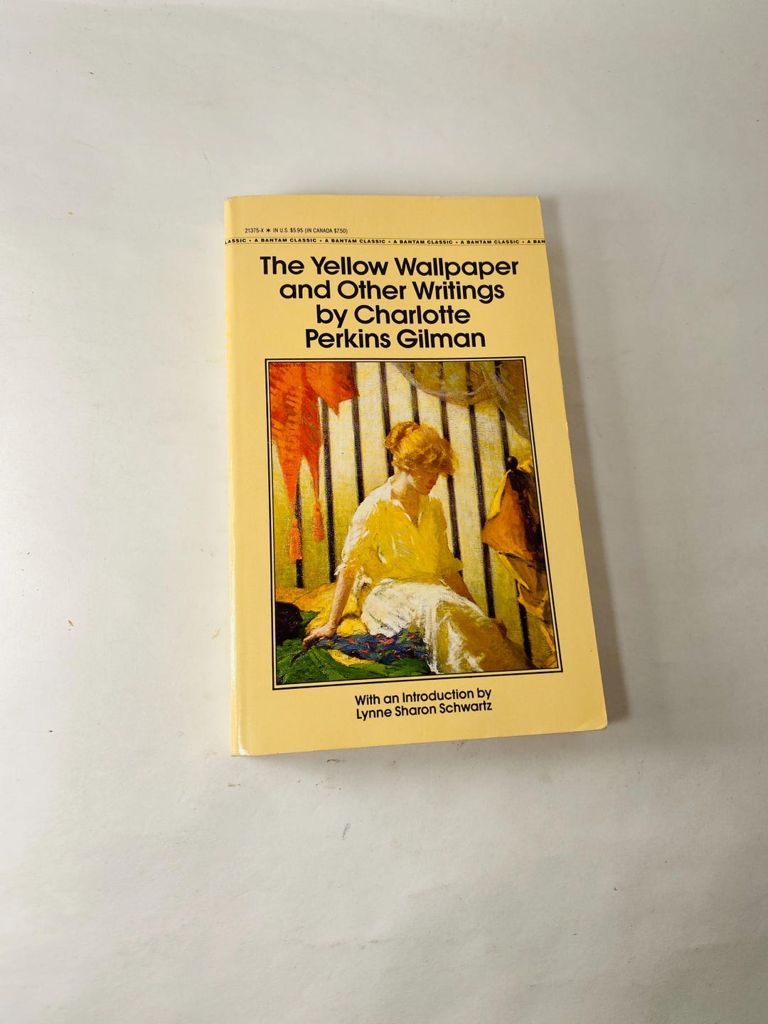 Yellow Wallpaper Vintage Bantam Paperback Book by Charlotte Perkins ...