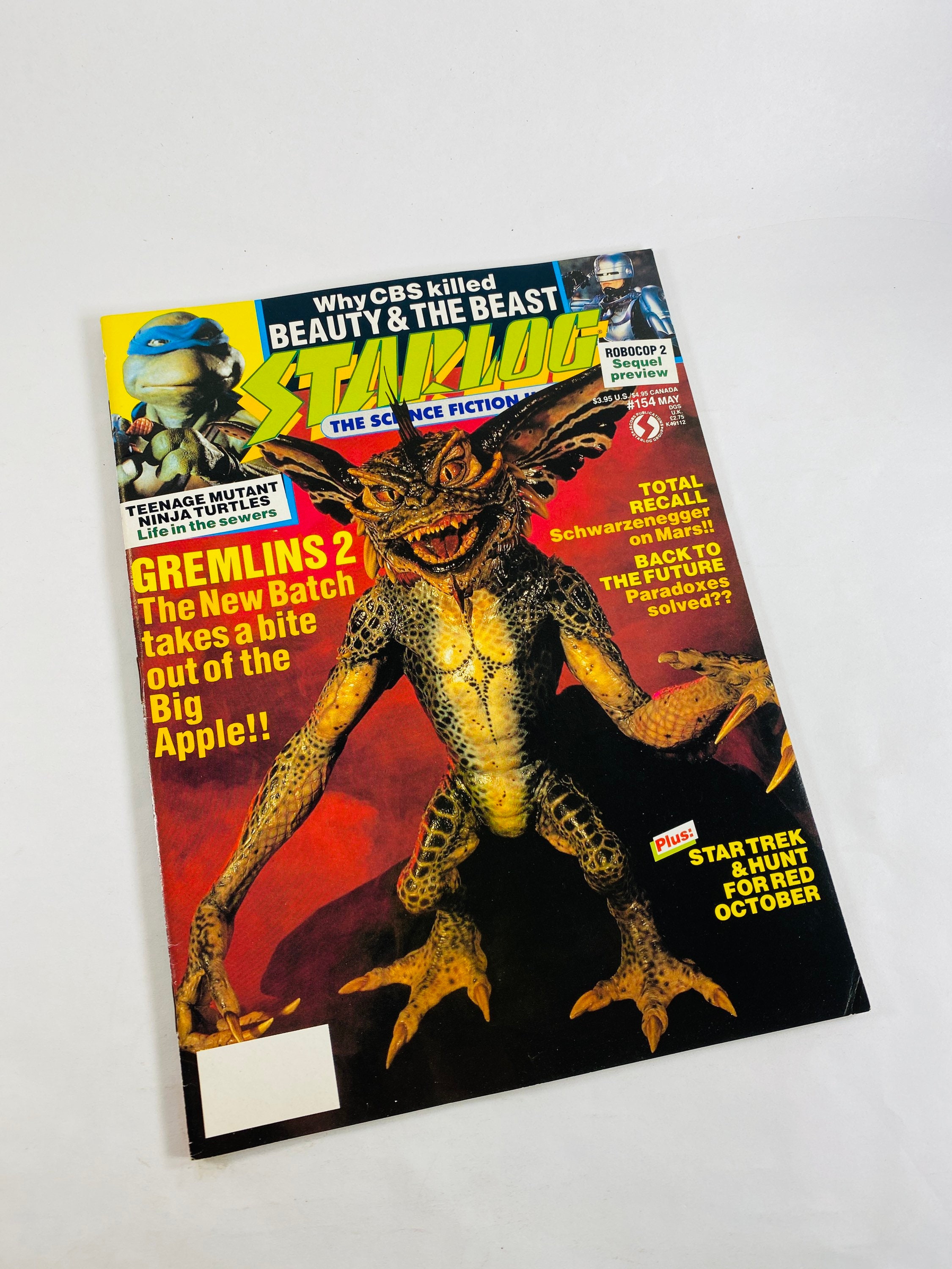 1990 Gremlins Teenage Mutant Ninja Turtles Total Recall Vintage ...