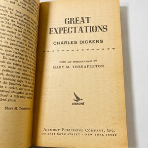 Charles Dickens Great Expectations Vintage Airmont Paperback Book Circa ...