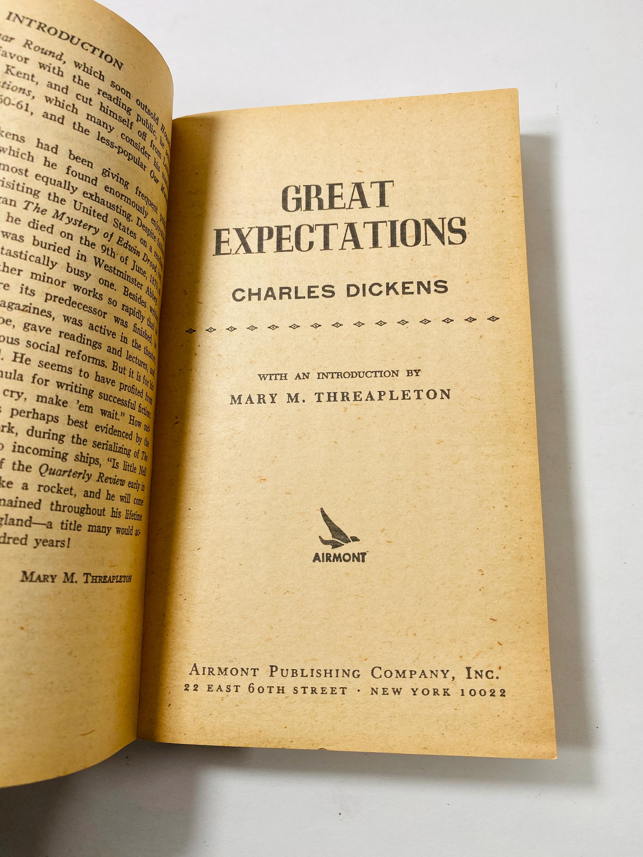 Charles Dickens Great Expectations Vintage Airmont Paperback Book Circa ...
