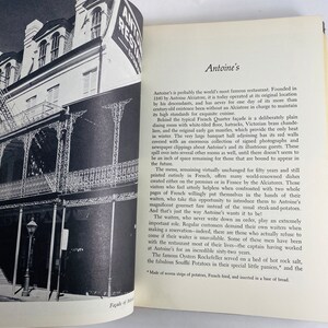 New Orleans Restaurant Cookbook FIRST EDITION Circa 1967 Vintage Book ...