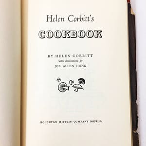 Helen Corbitt's Cookbook Circa 1957. 25th Printing. Mid-century ...