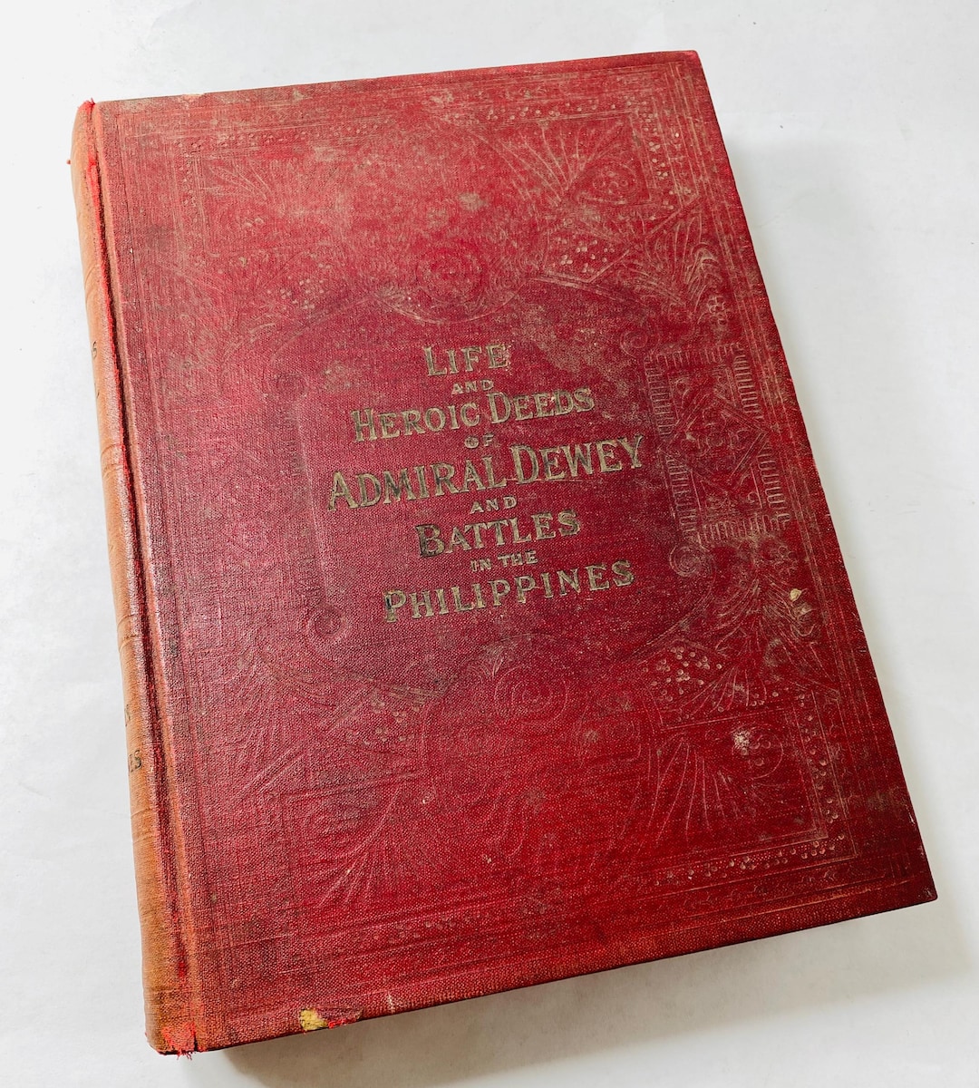 1899 Heroic Deeds of Admiral Dewey Battle in the Philippines Vintage ...