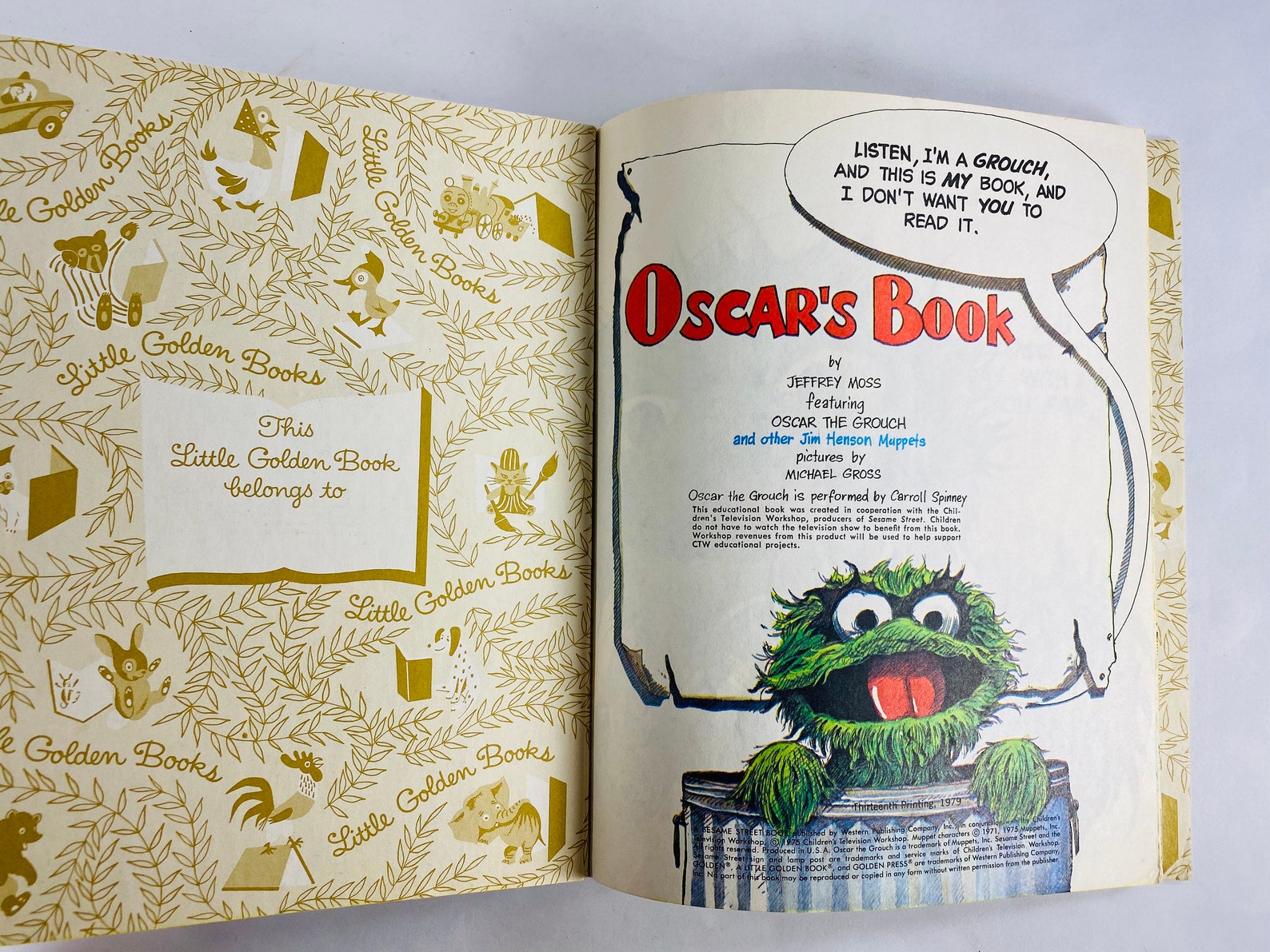 Sesame Street Vintage Little Golden Books. Bert and Ernie - Etsy
