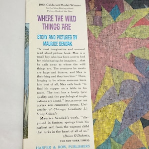 Where the Wild Things Are Book Vintage Book Vintage Children's Book ...