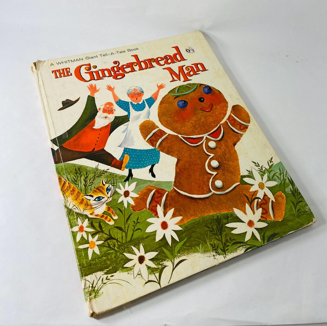 Gingerbread Man Vintage GIANT Whitman Book Circa 1963 Eater Basket ...