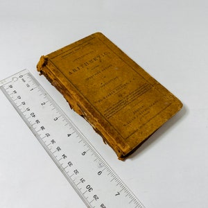 1849 Mathematics RARE Pre Civil War Arithmetic Textbook Inductive ...