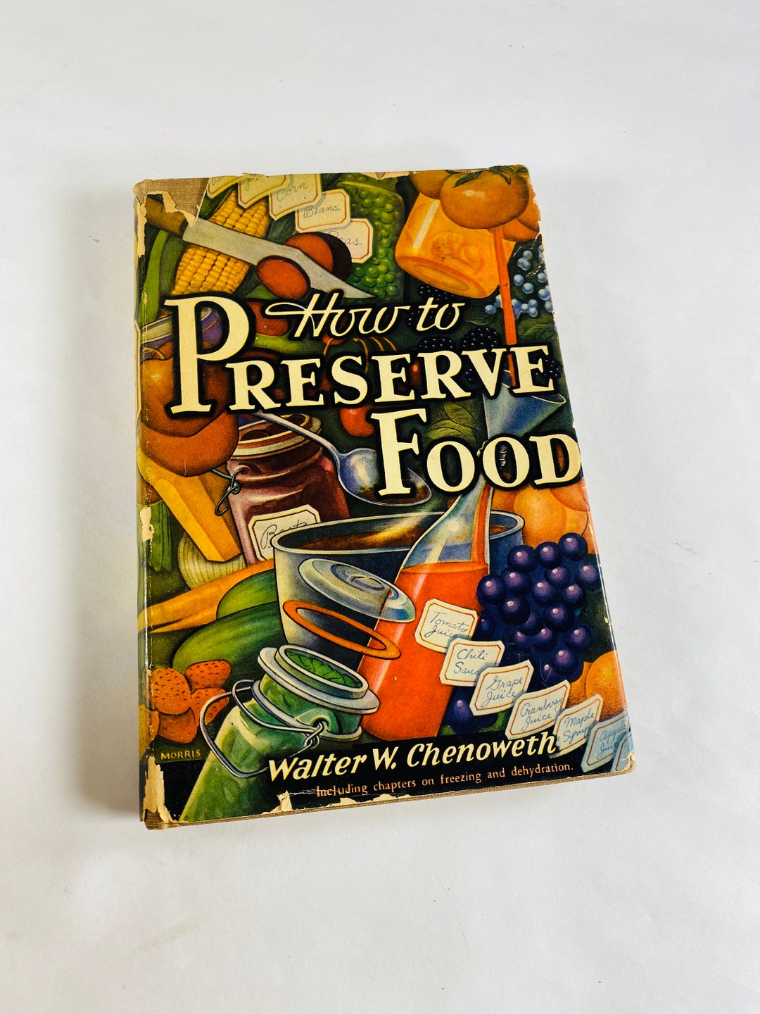 How to Preserve Food Vintage Book by Walter Chenoweth Circa 1945 ...