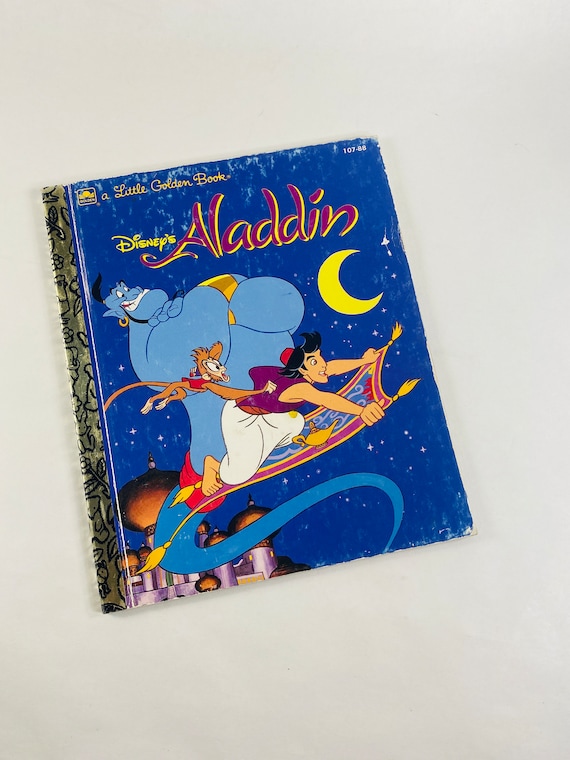 Aladdin Vintage Little Golden Book by Walt Disney Circa 1992 - Etsy
