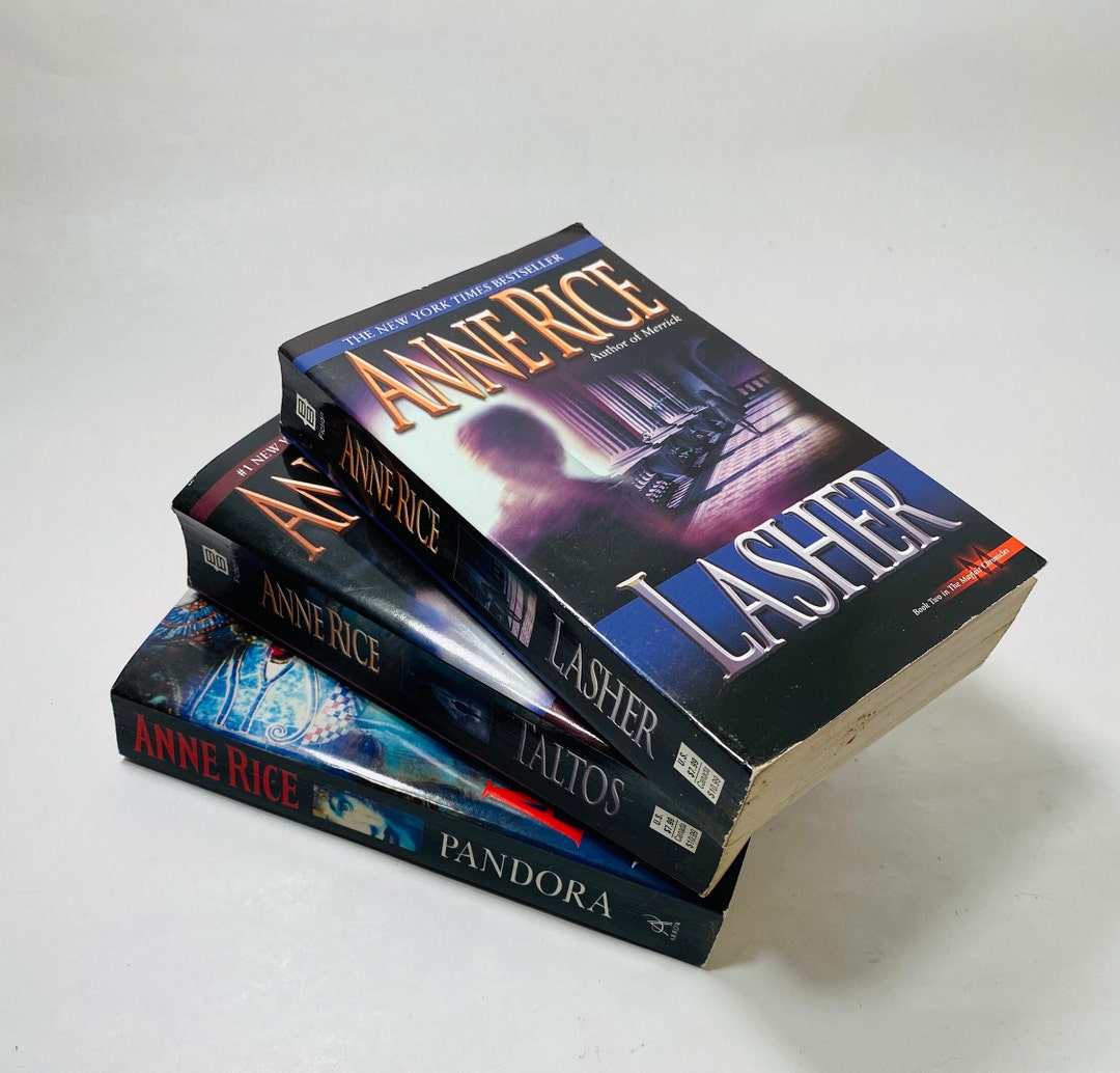 Lasher Taltos Pandors by Anne Rice Vintage Paperback Circa 1998 Vampire ...