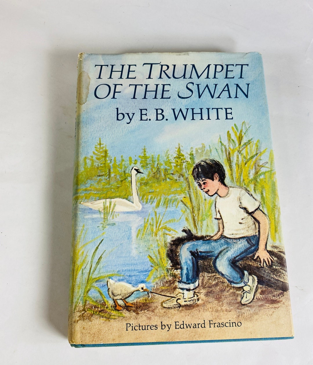 Trumpet of the Swan by EB White EARLY EDITION Vintage Book Illustrated ...
