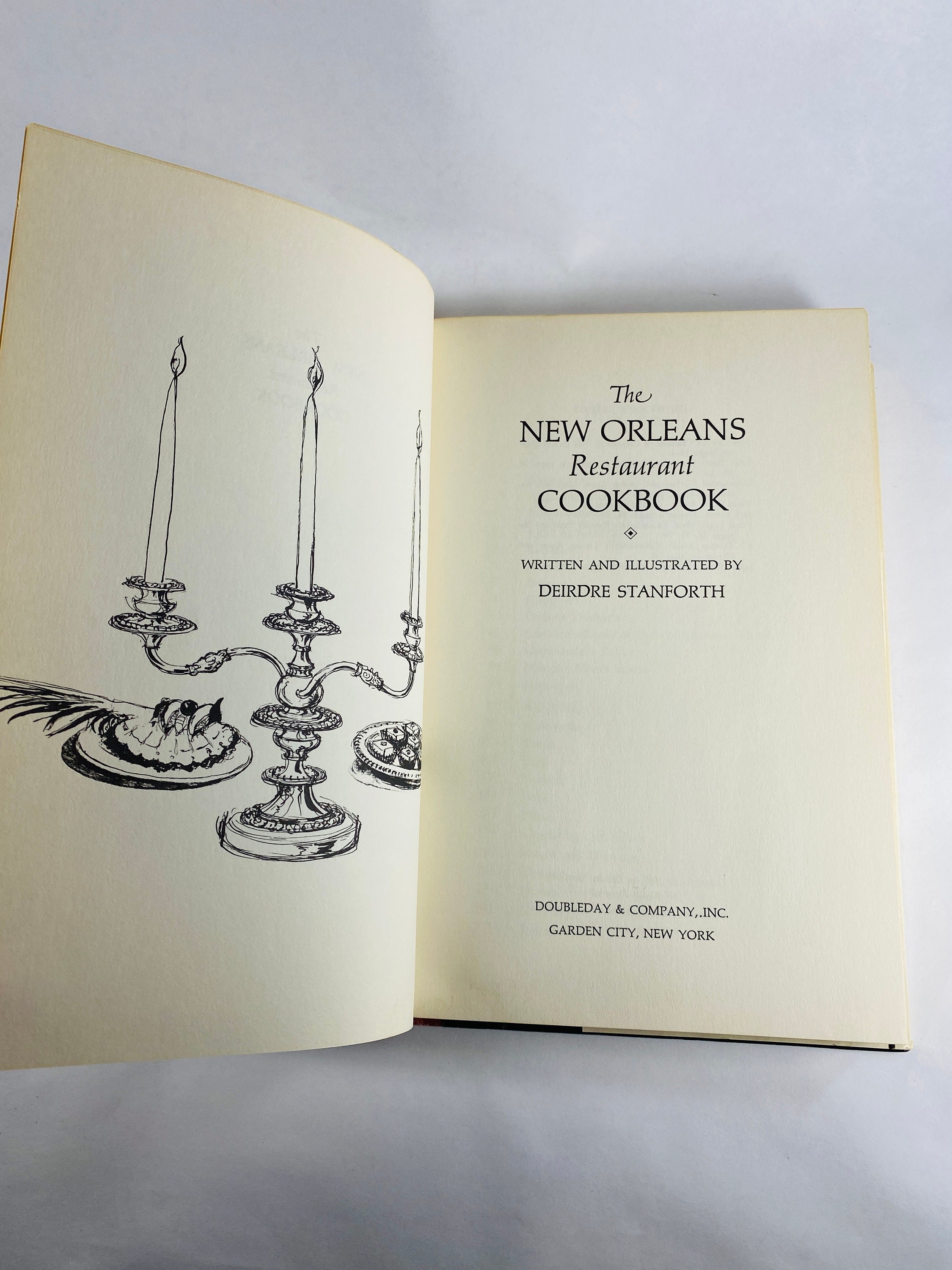 New Orleans Restaurant Cookbook FIRST EDITION Circa 1967 Vintage Book ...
