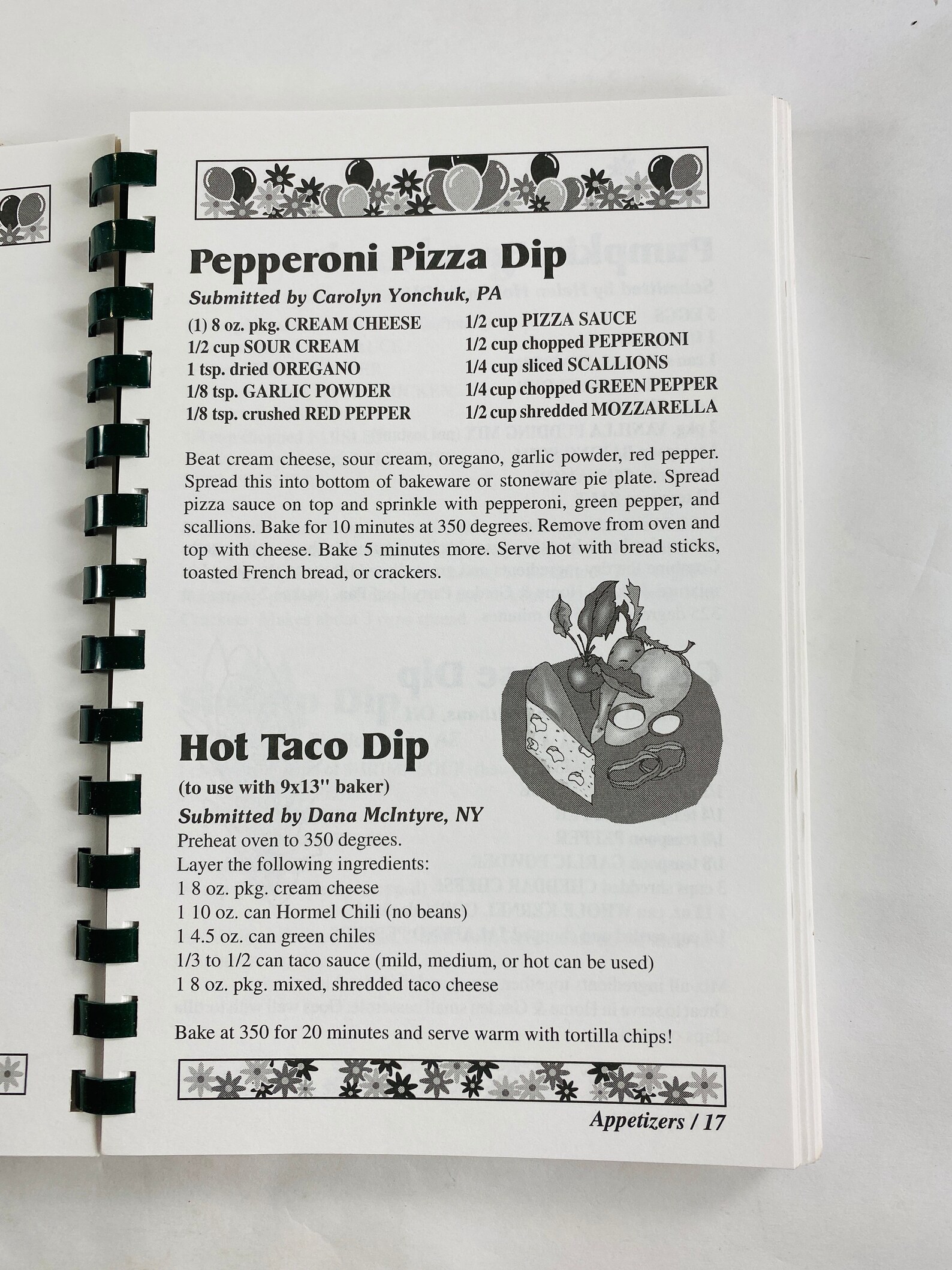 Home & Garden Party Vintage Cookbook With Numerous Dip Recipes Corn ...