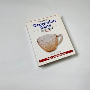 Depression Glass Collector's Guide by Schroy Vintage Paperback Book ...