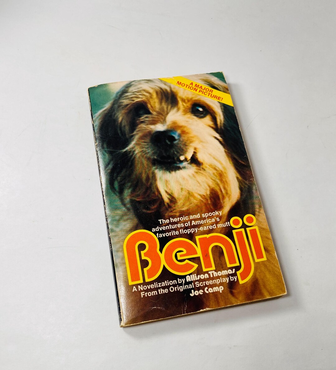 Benji Vintage Paperback Book Based on the Movie by Joe Camp Written by ...