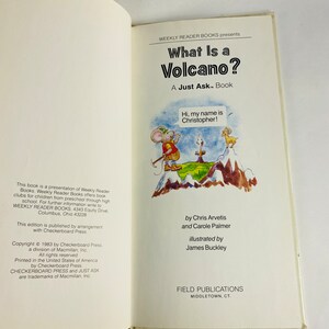 What is a Volcano Vintage Just Ask Children's Book Circa 1983 Weekly ...