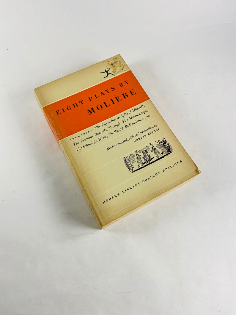 Moliere Plays Vintage Modern Library Paperback Book Circa 1950 - Etsy